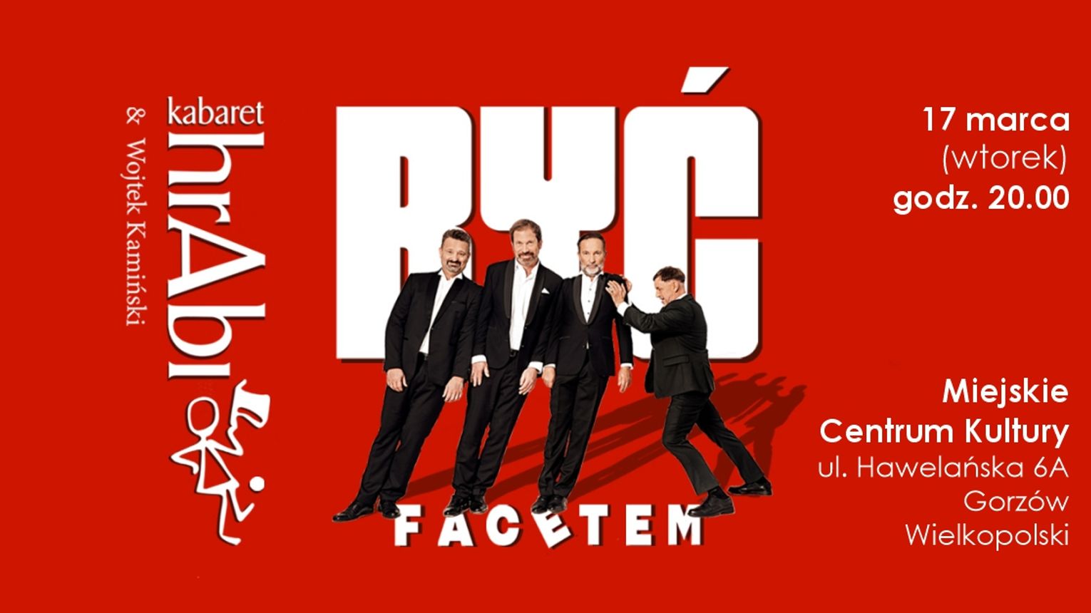 Nowy program kabaretu hrAbi już w MCK. Tematem męskość z dystansem